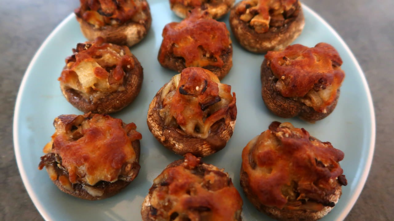 cheese stuffed mushrooms keto