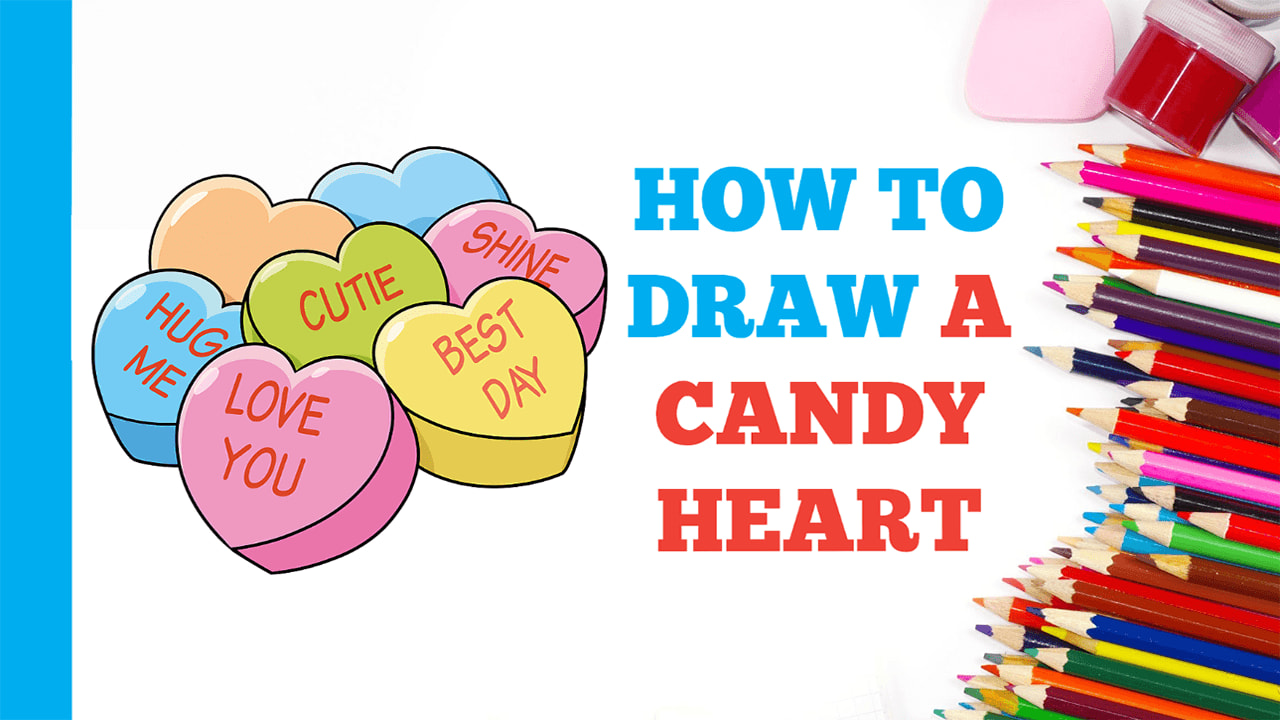 how to draw conversation hearts