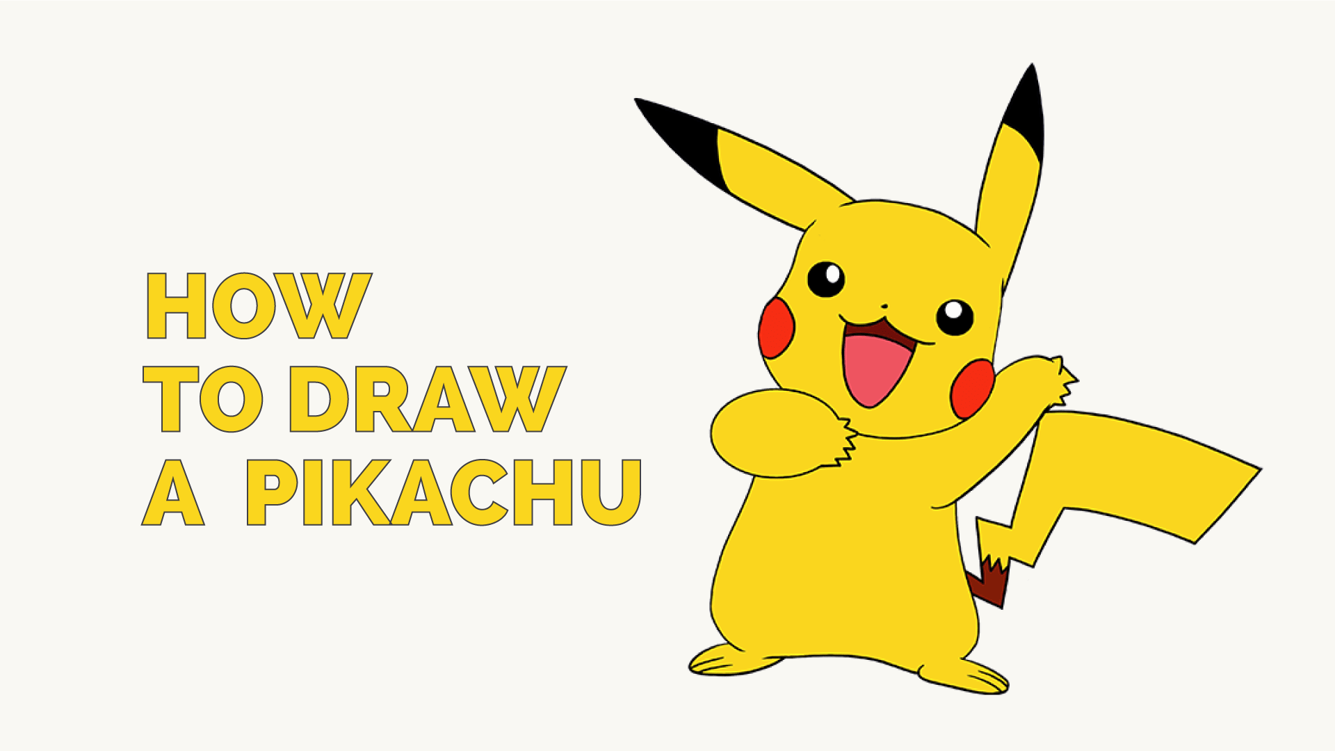 how to draw pikachu tips