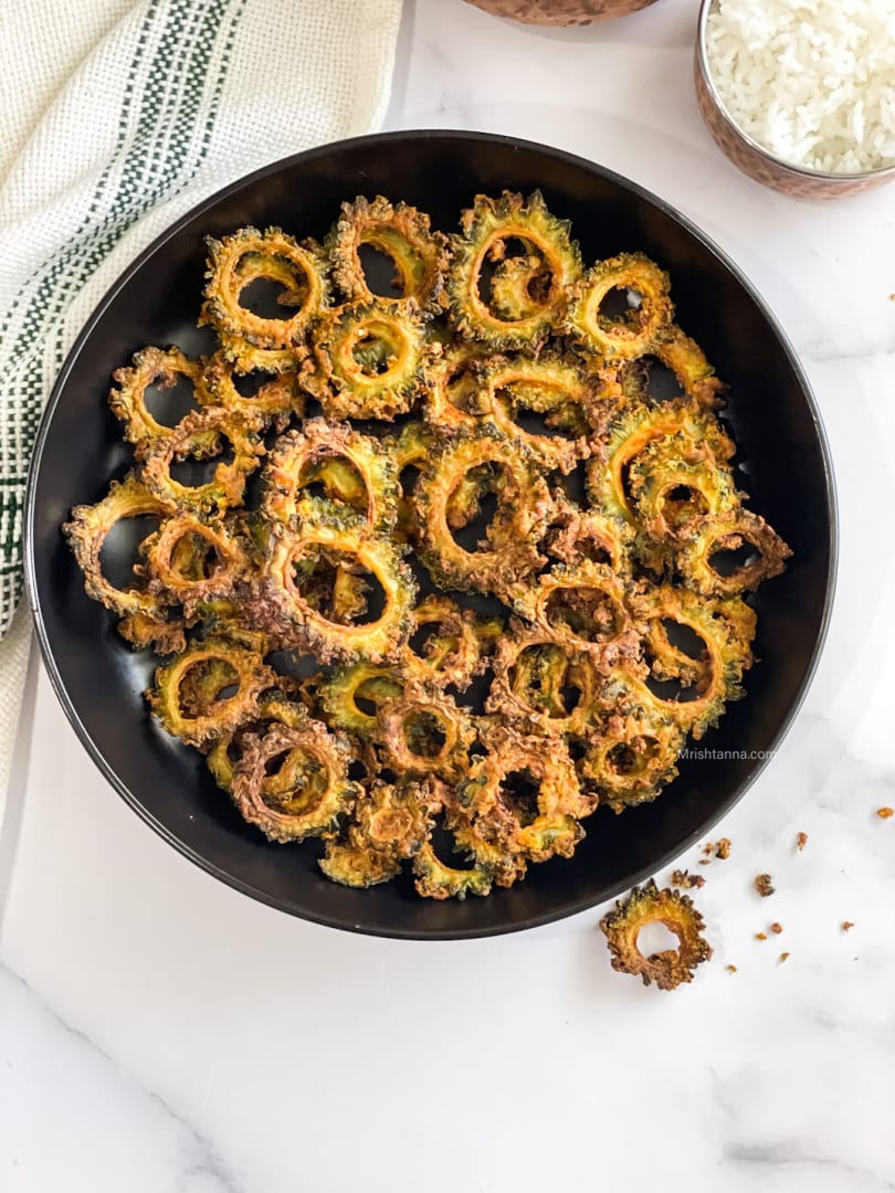 how to prepare karela in oven