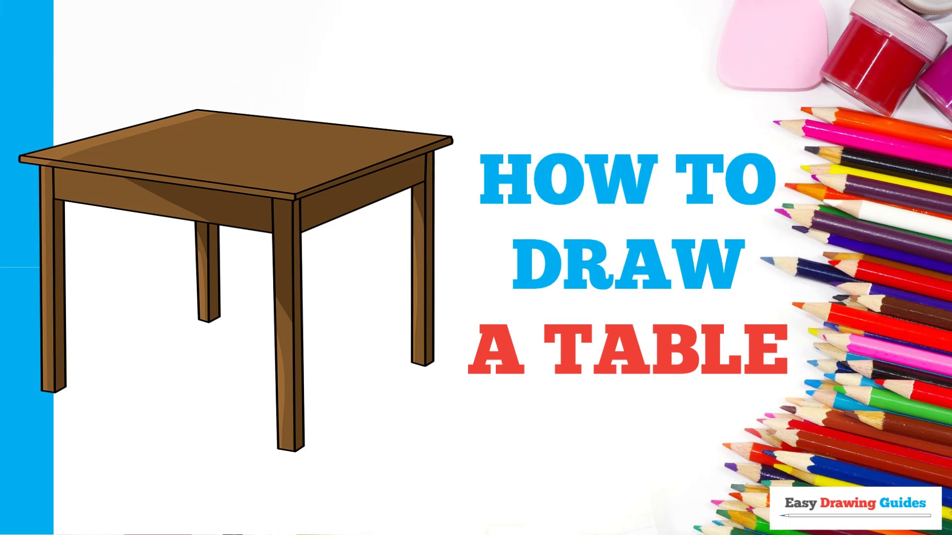 how to draw easy table