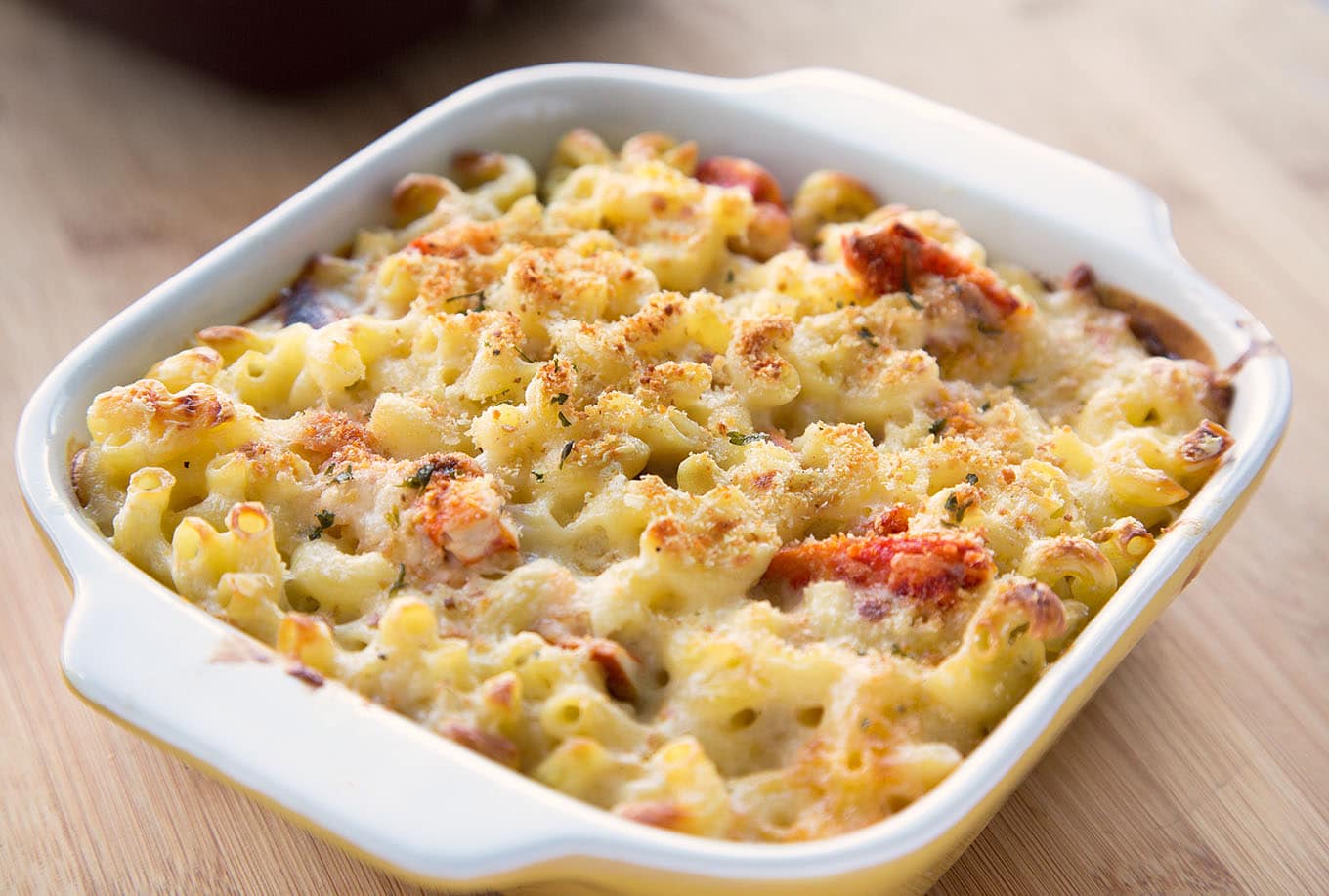 how to cook lobster meat for mac and cheese
