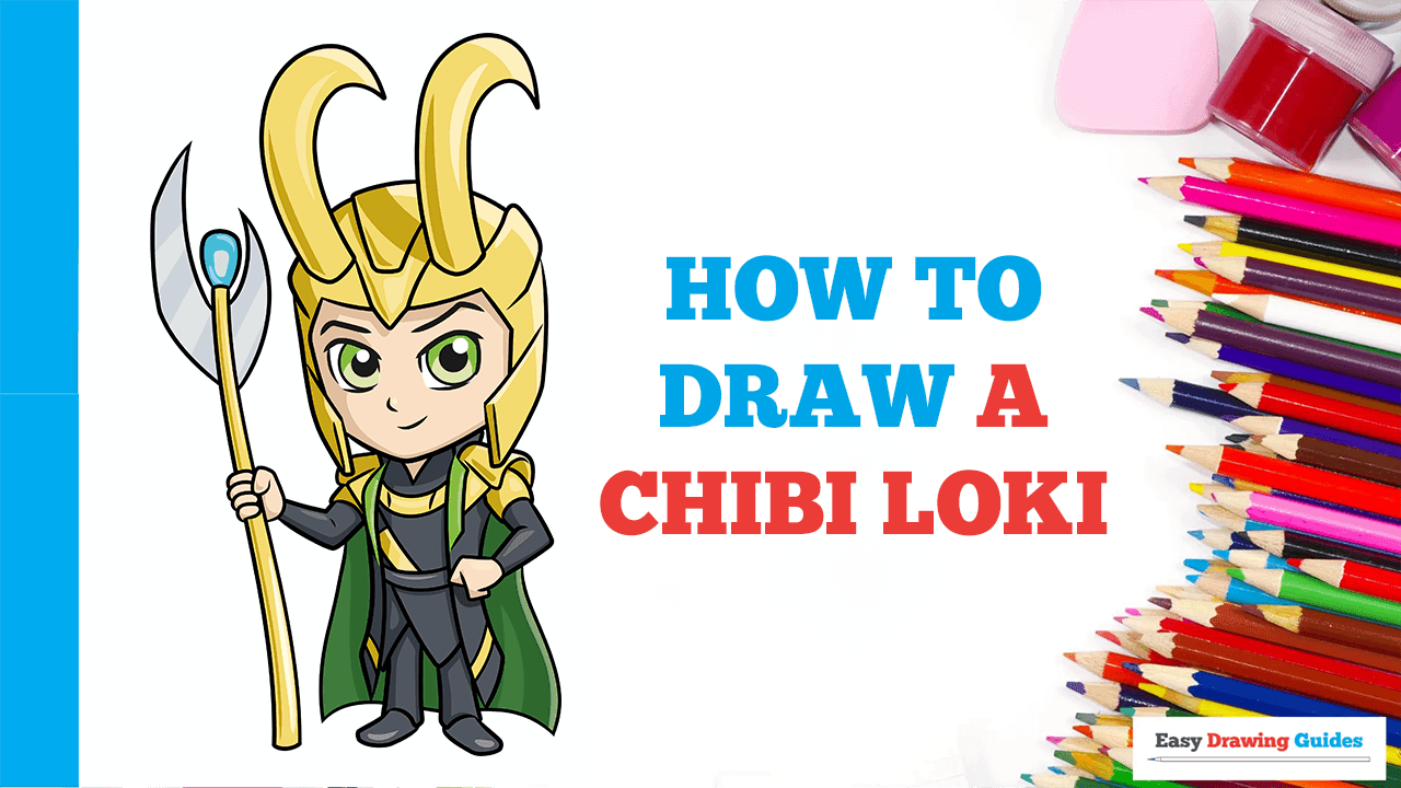 how to draw lokis face