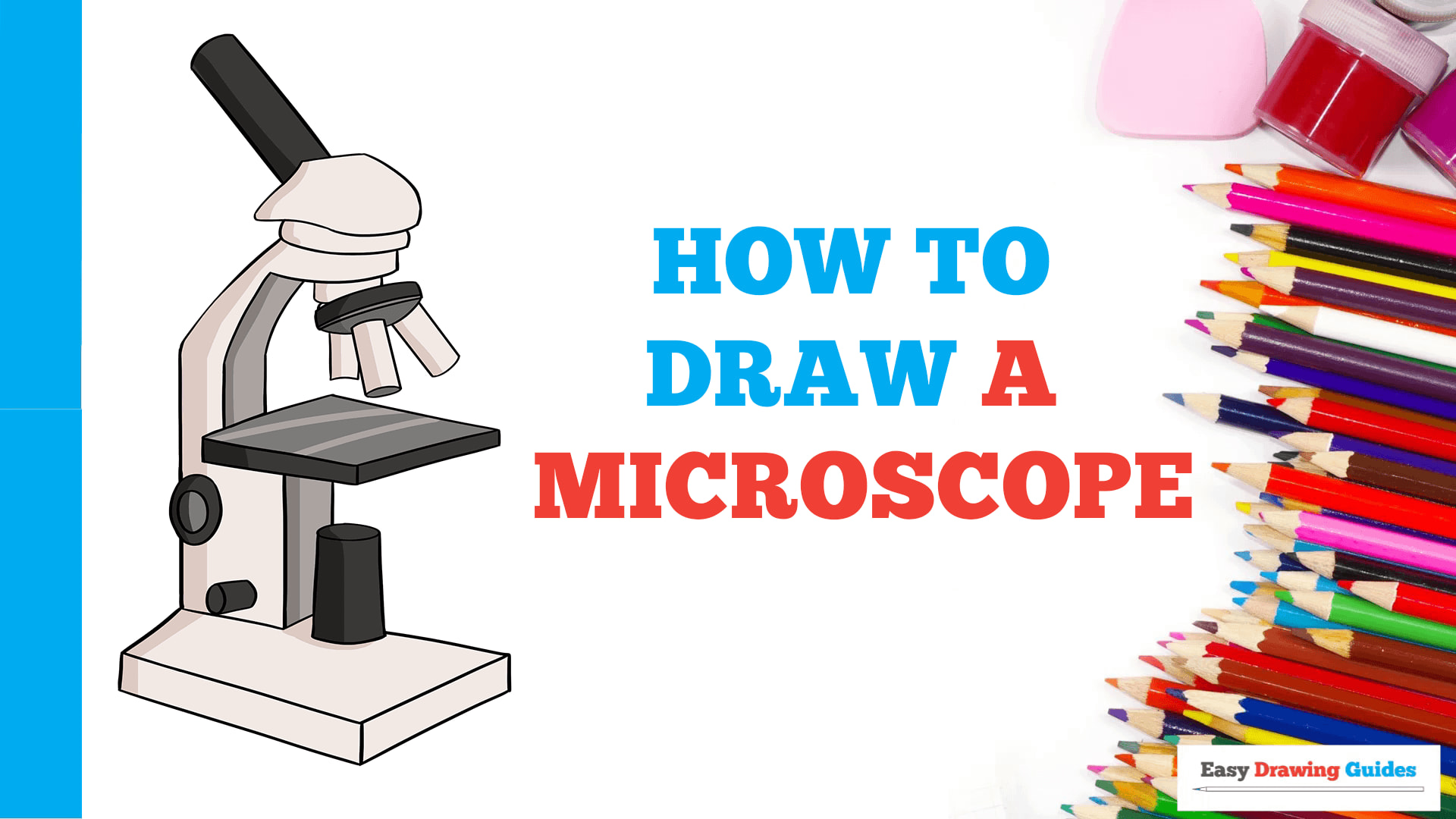 how to draw light microscope