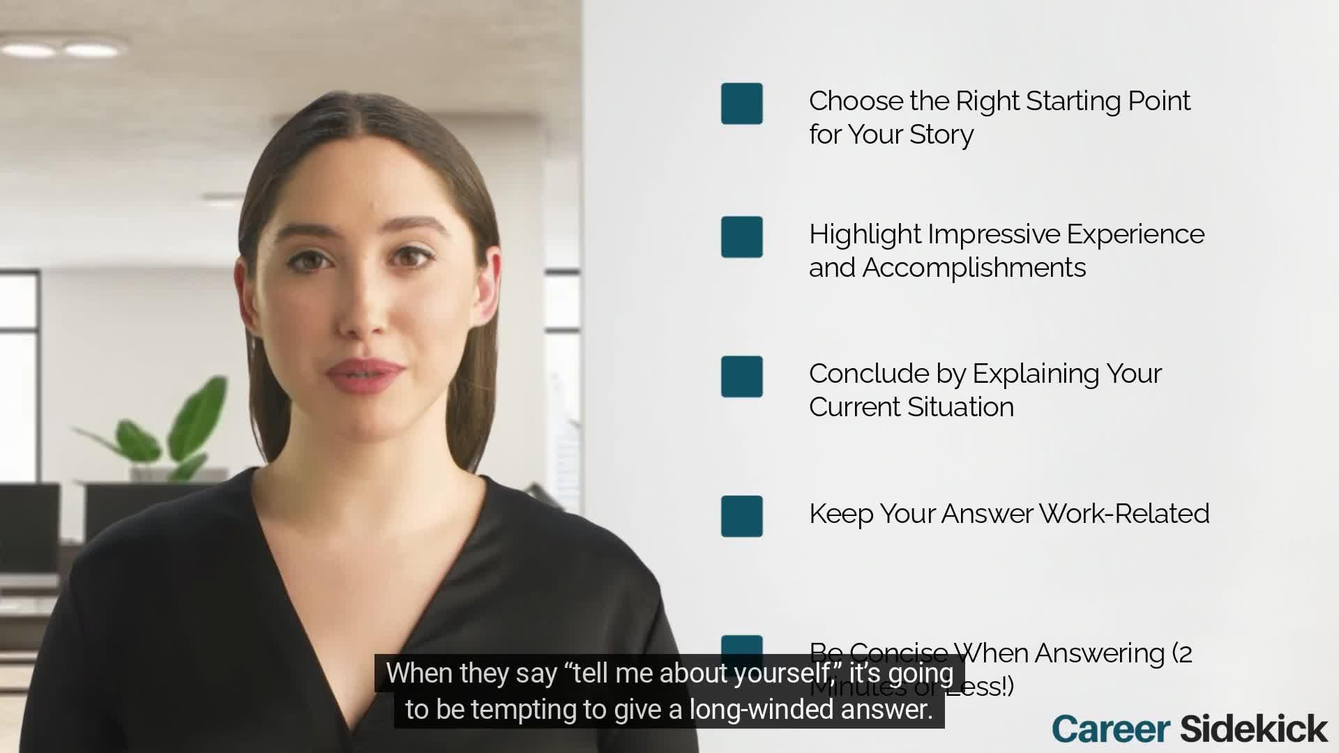 tell something about yourself example