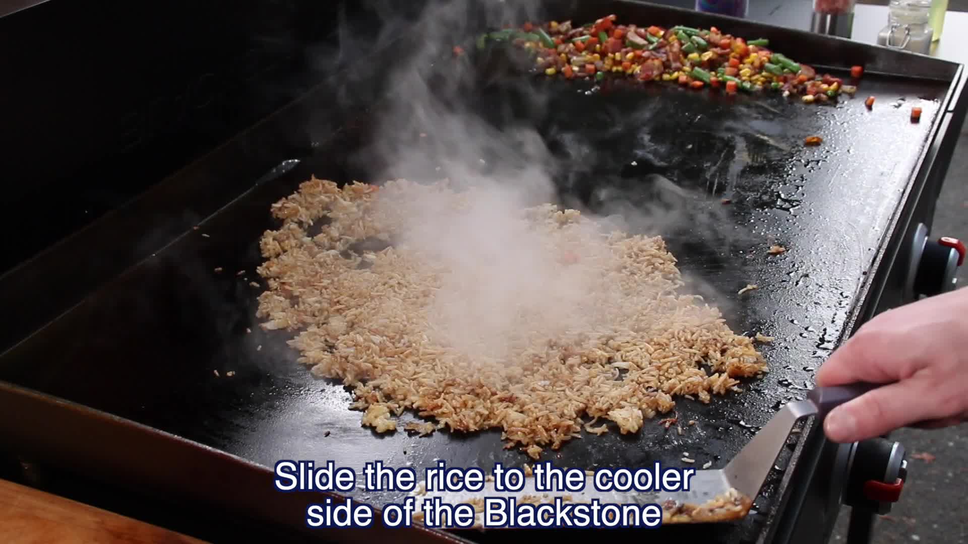 how to cook shrimp fried rice on a griddle