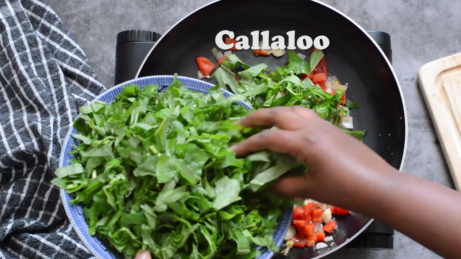 how to cook crab and callaloo